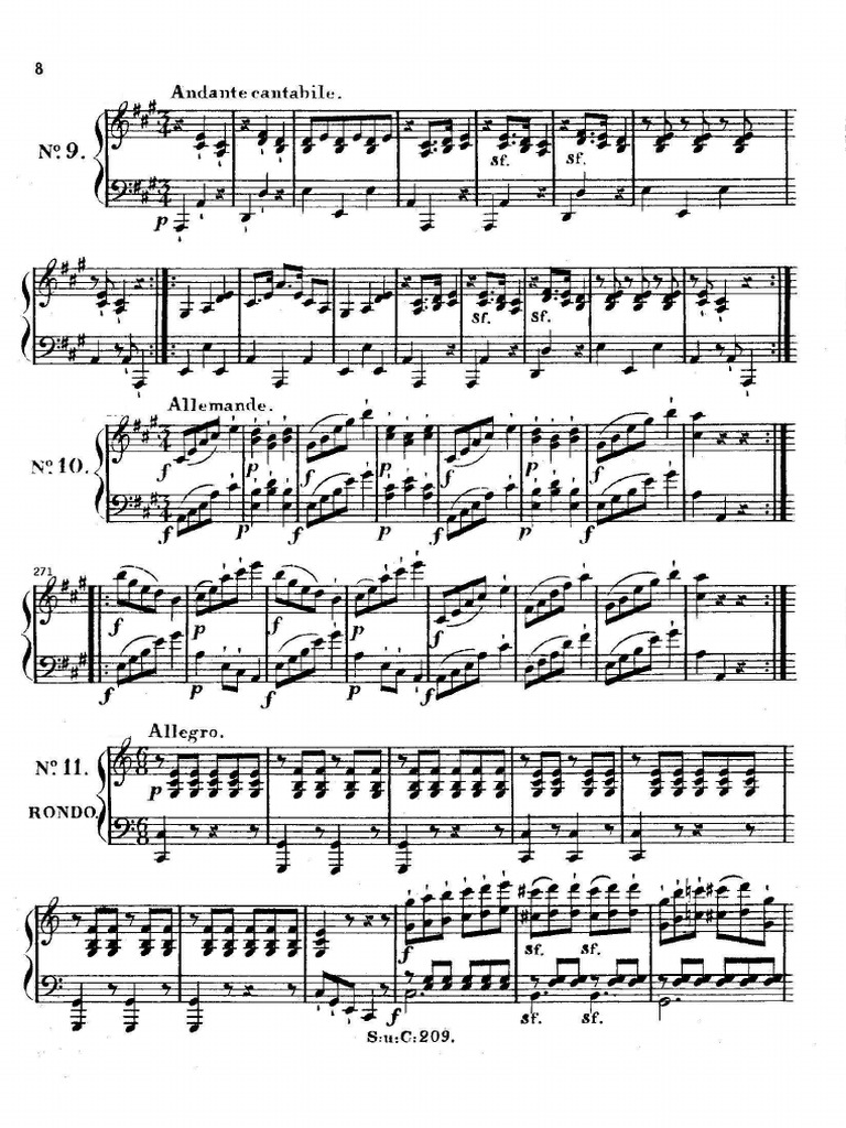 Rondo No. 11 - Diabelli (Piano) | PDF