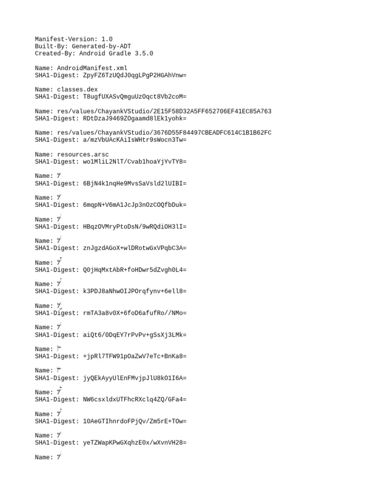 AndroidManifest File Structure Overview | PDF | Science & Mathematics ...