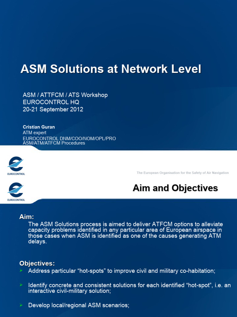 ASM Solutions for European Airspace Capacity | PDF | Aviation