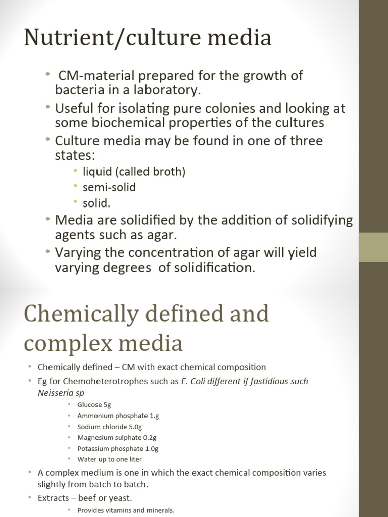 Pb200 4 Culture Medium Pdf Growth Medium Biology