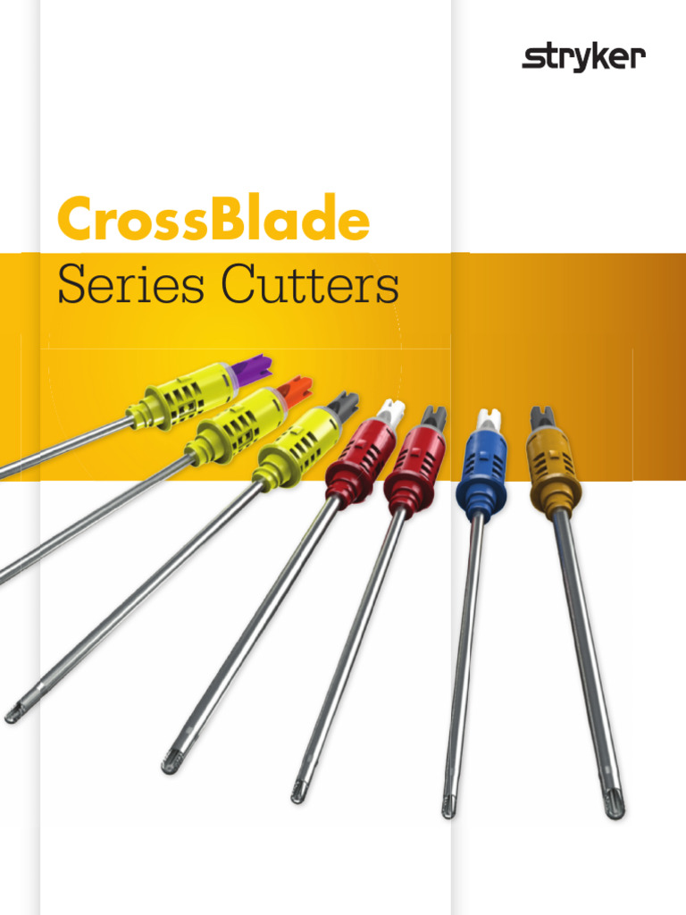 CrossBlade Series Cutters Brochure | Download Free PDF | Surgery ...