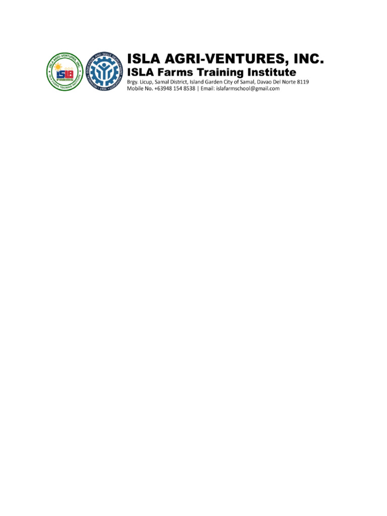 Logo Isla Agri Ventures | PDF