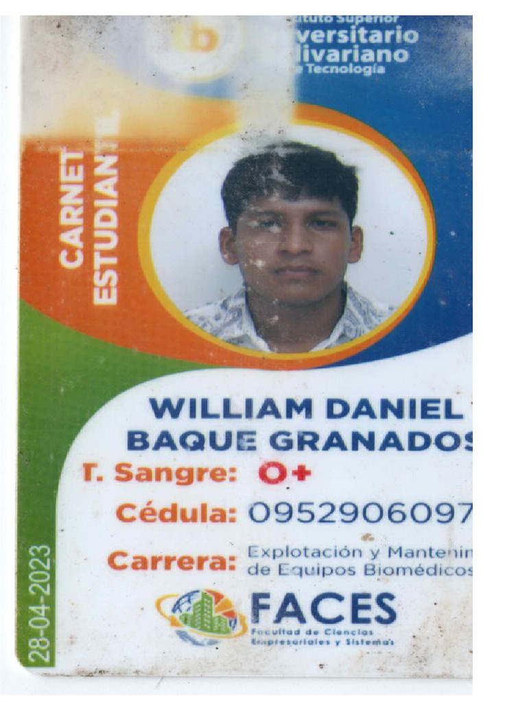 Carnet Estudiantil Completo | PDF