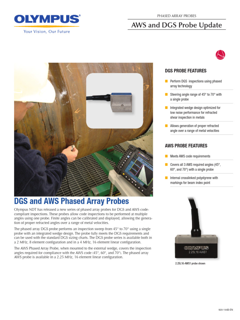 PA Probe Update DGS-AWS - en | PDF | Optics | Electromagnetic Radiation