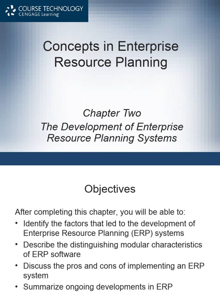 Chapter 2 - The Development of Enterprise Resource Planning Systems ... Chapter 2 - The Development of Enterprise Resource Planning Systems ...