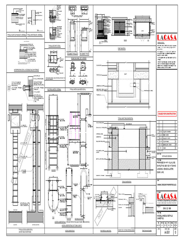 Lac 569 A 551 Misc Details (Sheet 2) A 551 | PDF | Concrete | Wall