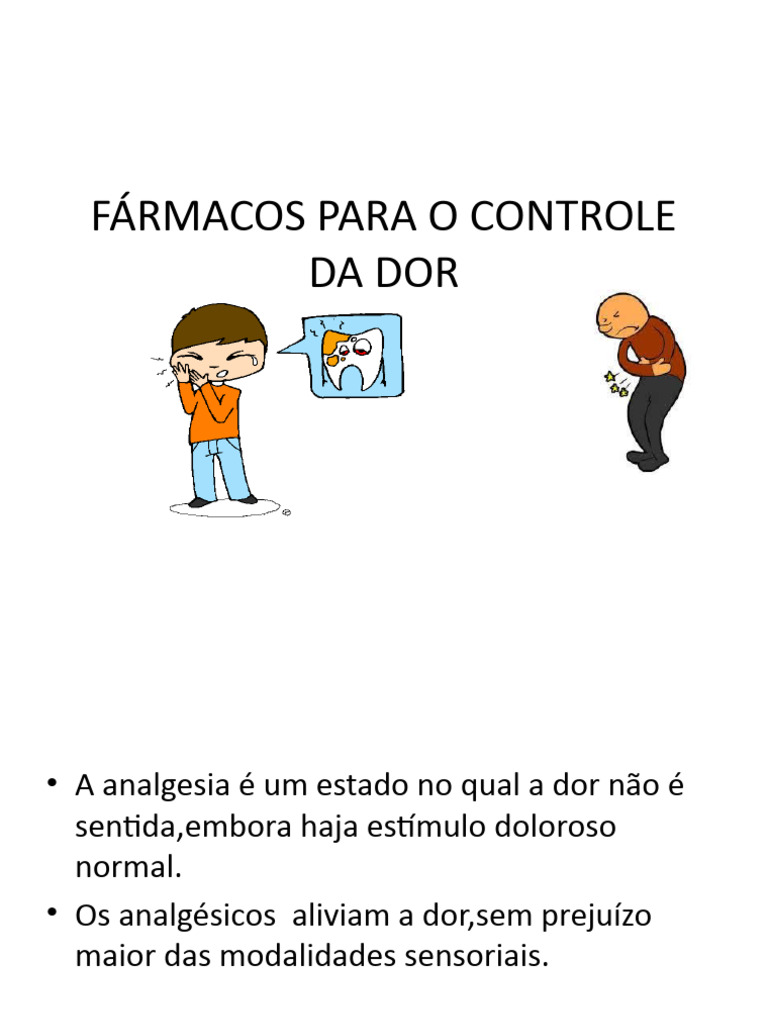 Fármacos para Controle da Dor: Tipos e Uso | PDF | Opioide | Dor