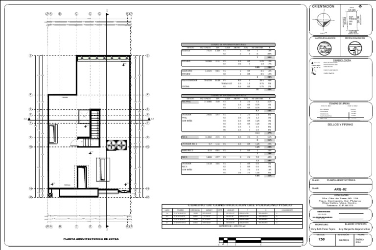 Planta Azotea Arq | PDF