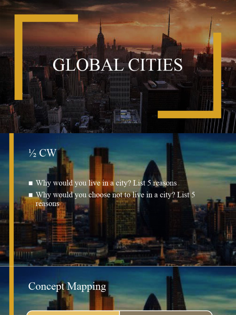Global-Cities | PDF | Globalization | Poverty