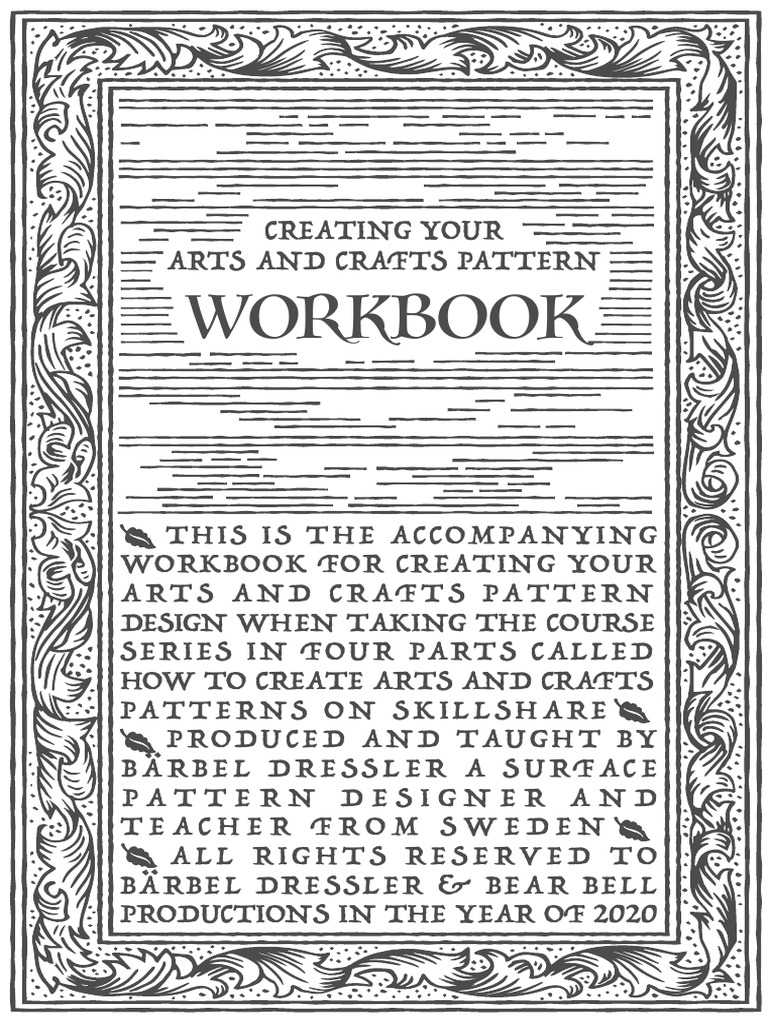 Arts&Crafts Pattern Workbook | Download Free PDF | Leaf