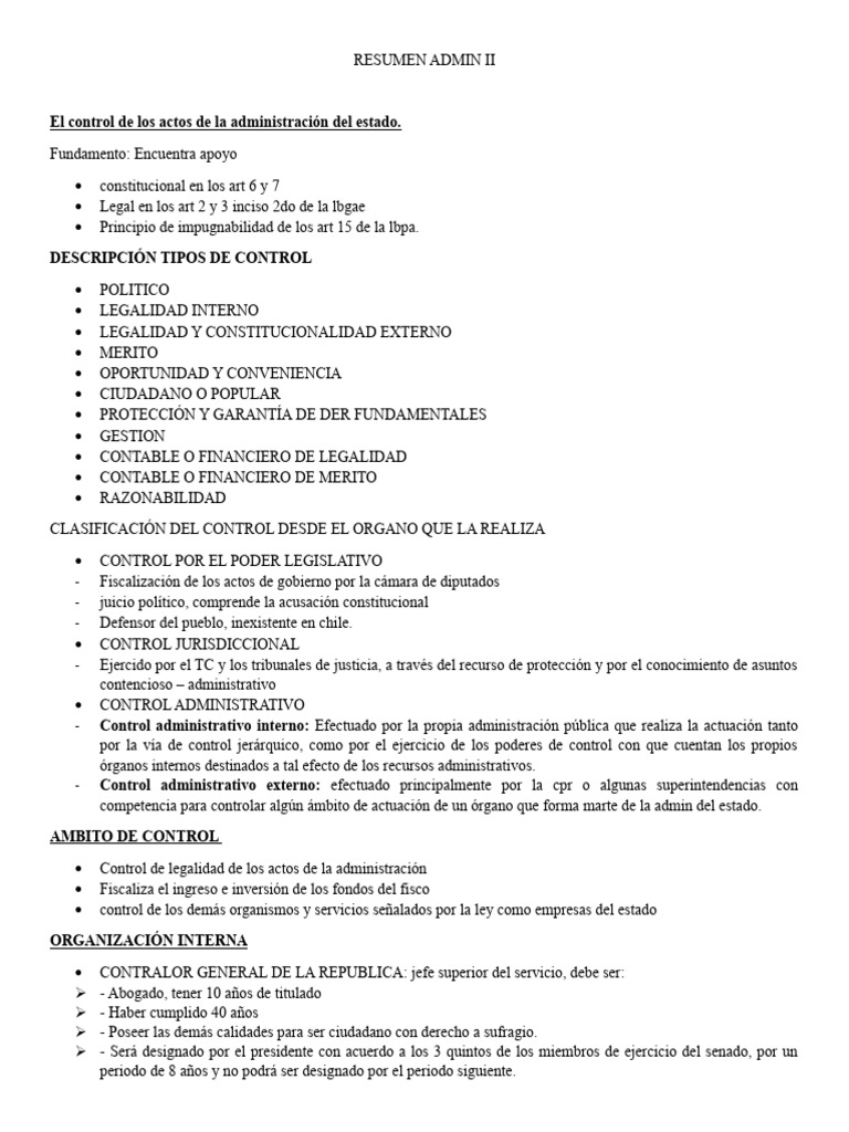 Resumen Admin Ii | PDF | Jurisdicción | Ley procesal