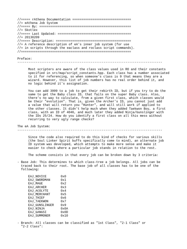 ea_job_system | Download Free PDF | Computer Programming