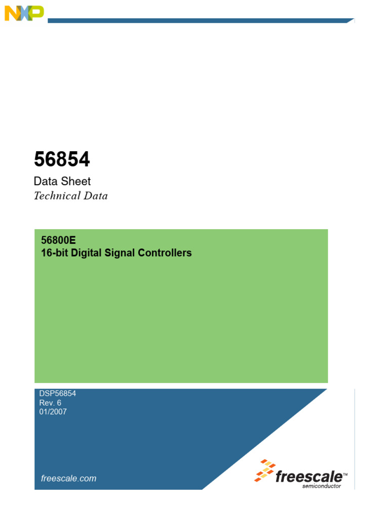 Data Sheet | PDF | Microcontroller | Digital Signal Processor