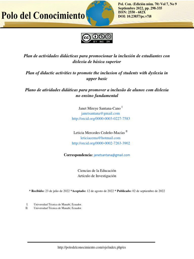 Janet Mireye Santana-Cano: Correspondencia | PDF | Aprendizaje ...