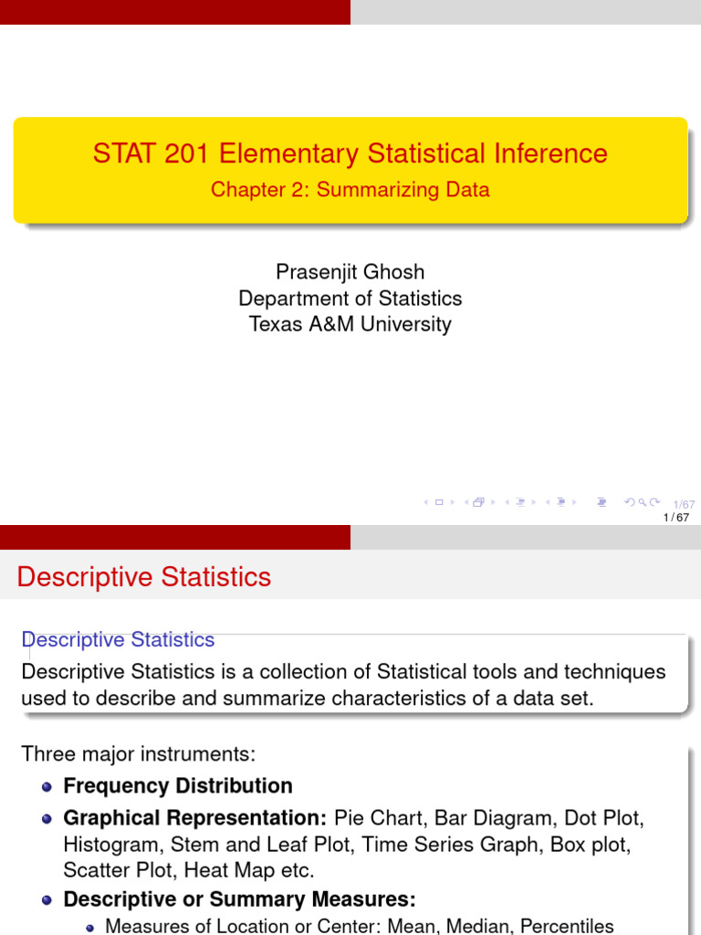 Descriptive Statistics Overview | PDF | Mode (Statistics) | Histogram