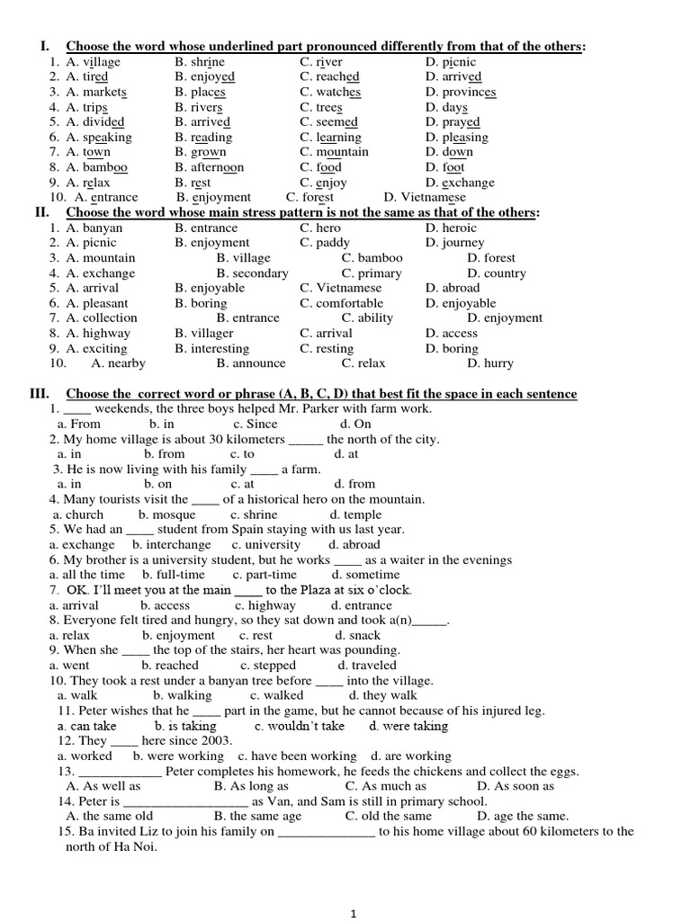 Unit 3 - English 9 | PDF | Travel | Language Arts & Discipline