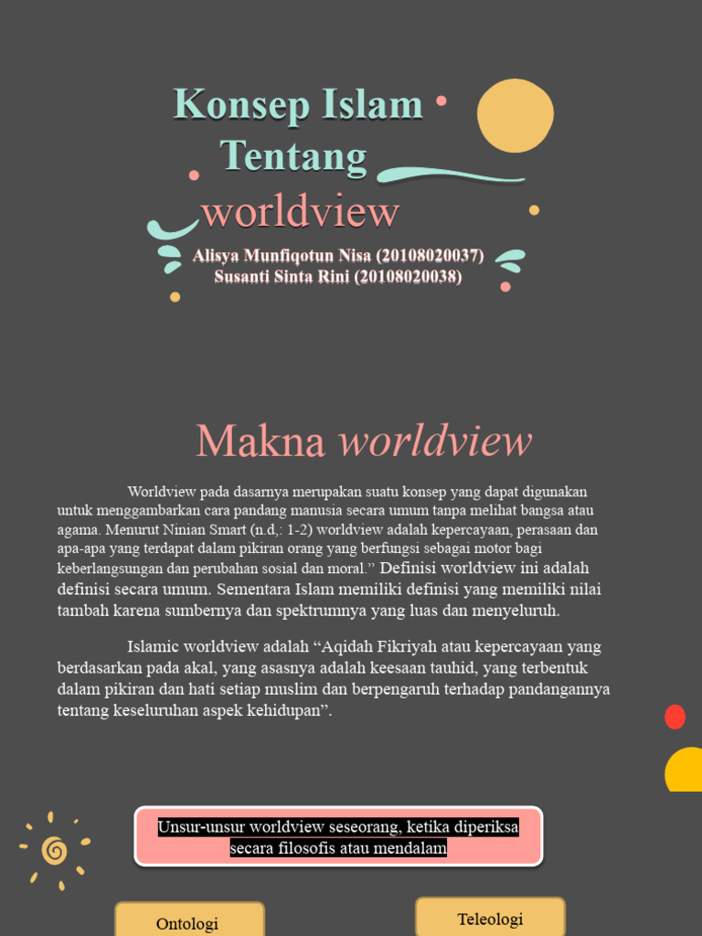 Konsep Islam (Worldview) | PDF | Filsafat