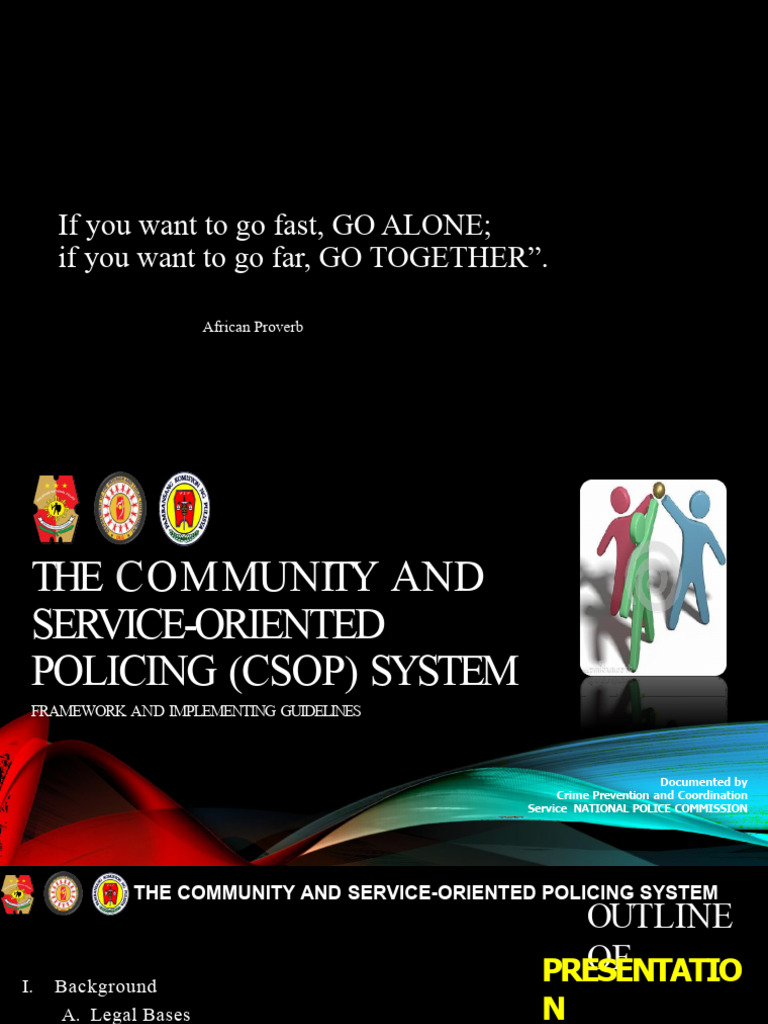 CSOP Framework | PDF | Police | Service Oriented Architecture
