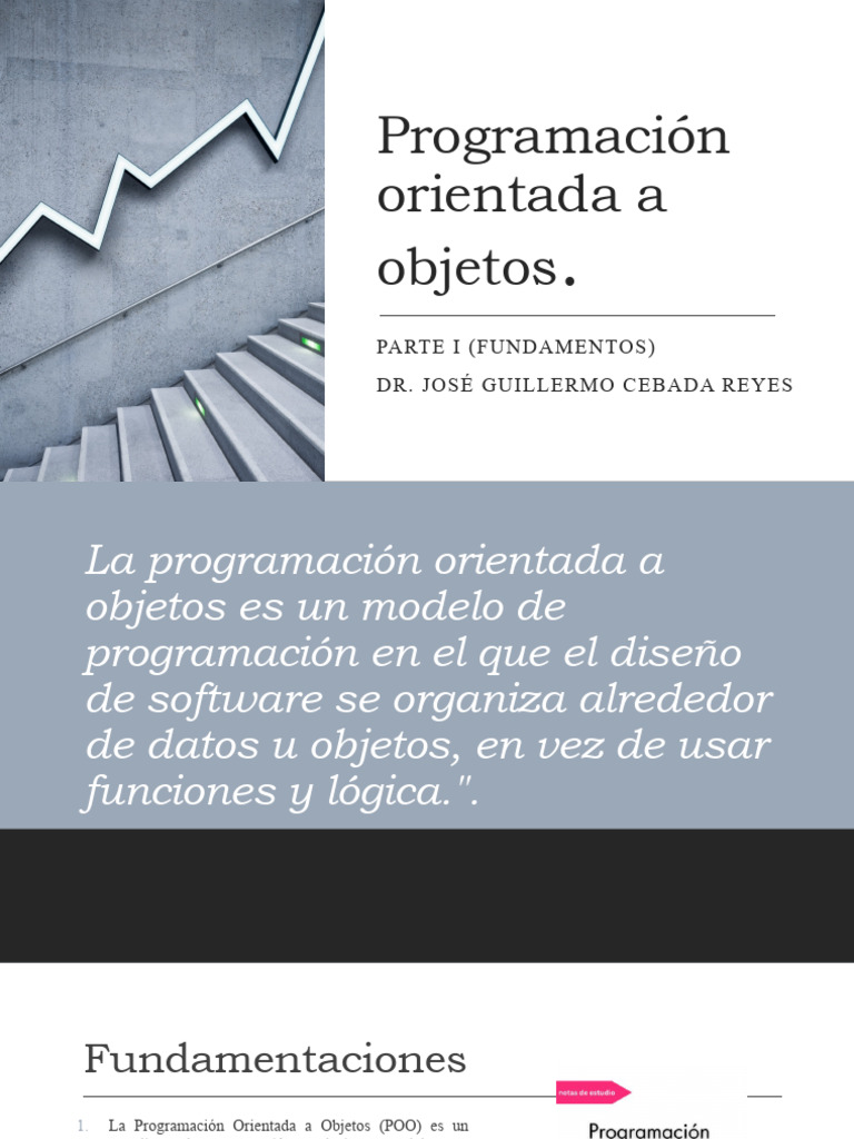 Programación Orientada A Objetos Pdf Objeto Informática Programación Orientada A Objetos