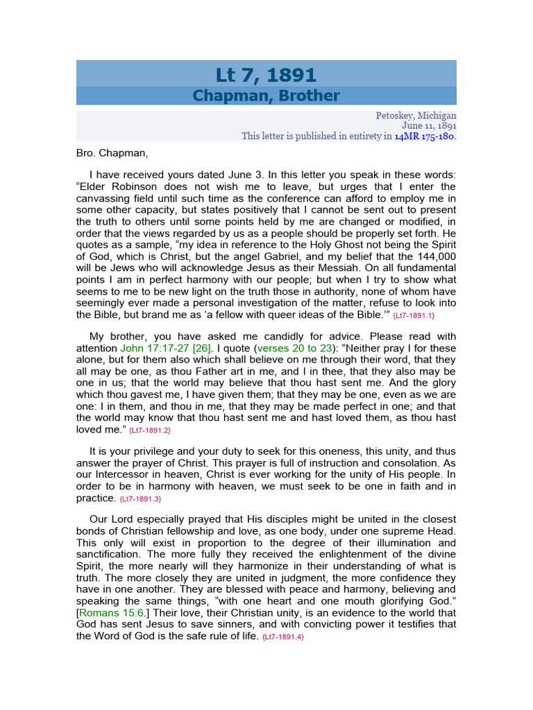 Unity in Christ: A Call for Oneness | PDF | Jesus | Religious Belief ...