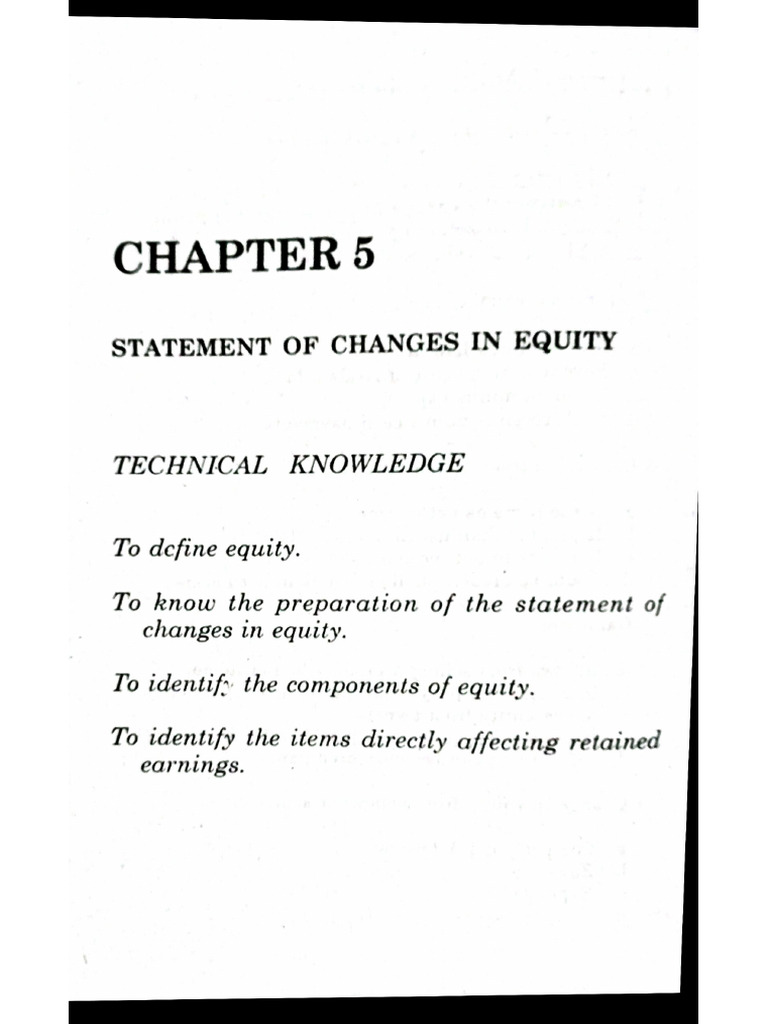 Statement of Changes in Equity | PDF