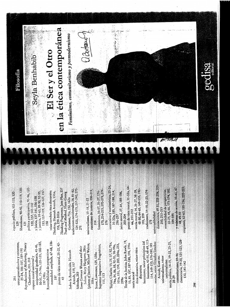 BENHABIB El Otro GEN Y EL OTRO CONCRETO.... | PDF