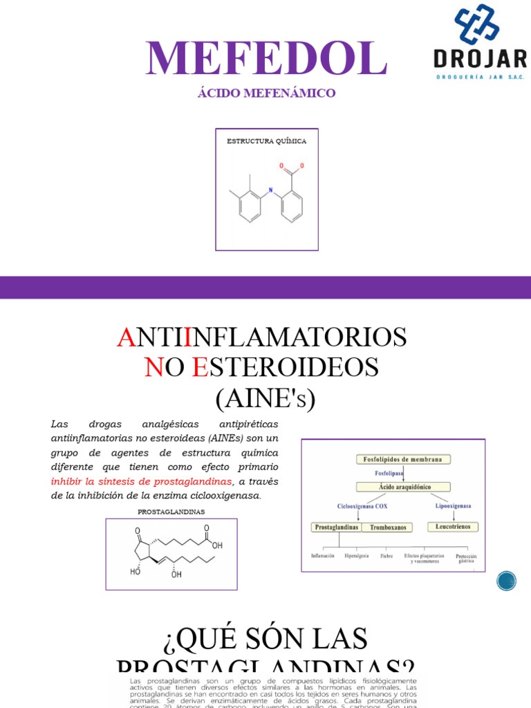 MEFEDOL 2024 | PDF | Droga anti-inflamatoria libre de esteroides ...