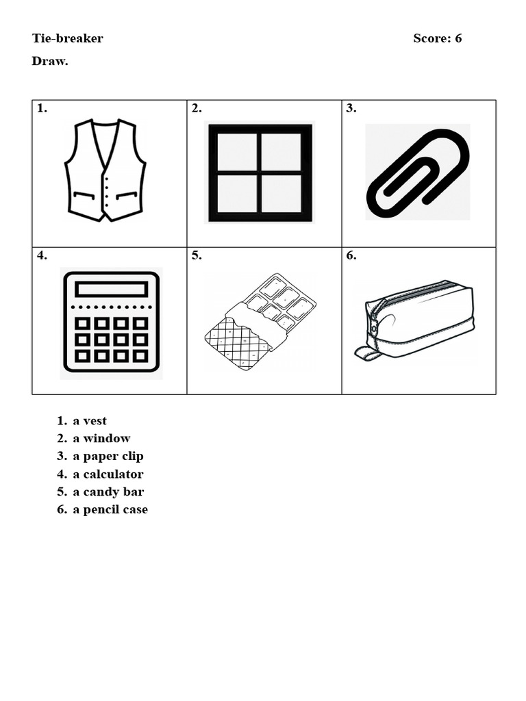 Picture Dictation P2-3 | PDF | Home & Garden | Games & Activities