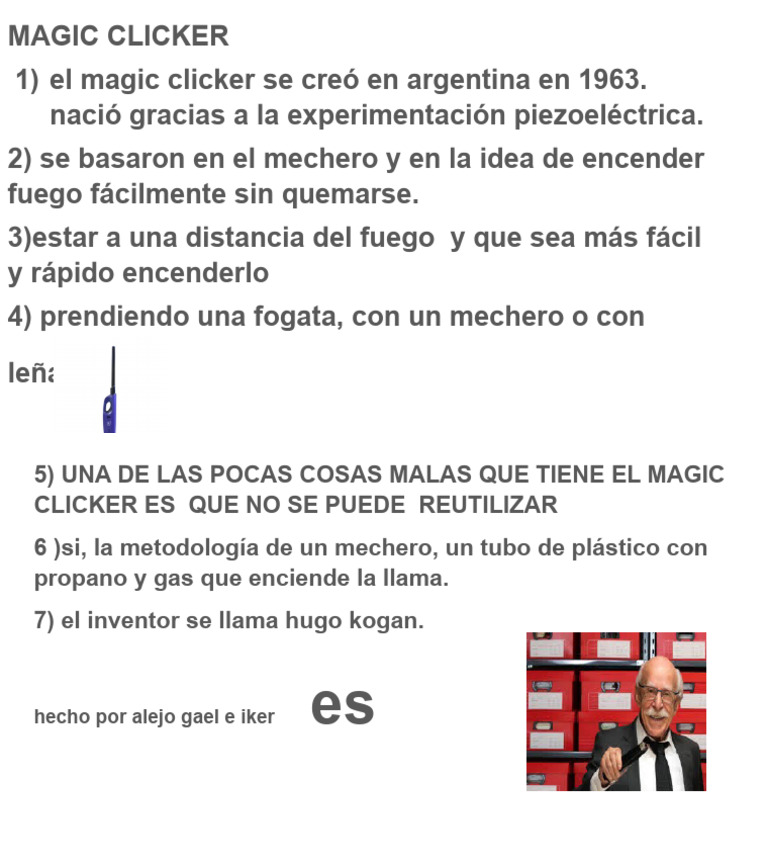 Historia del Magic Clicker en Argentina | PDF