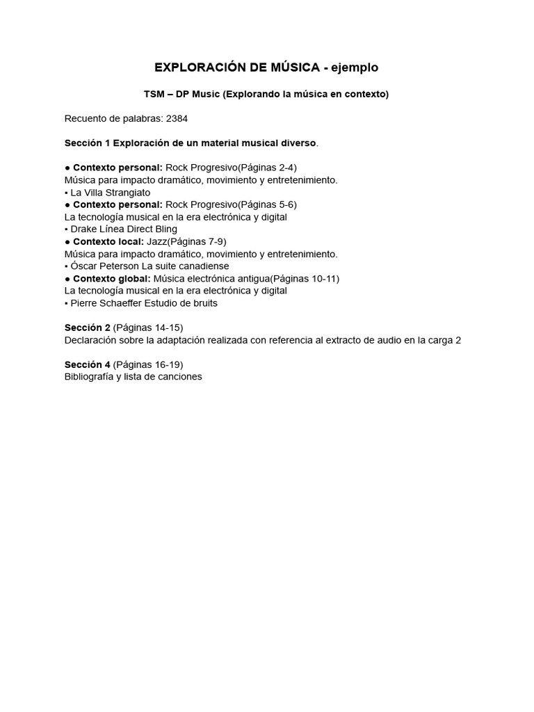 Ejemplo 1 - EXPLORACI-N DE M-SICA | PDF | Blues | Acorde (Música)