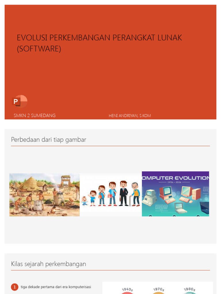 Sejarah dan Evolusi Software | PDF