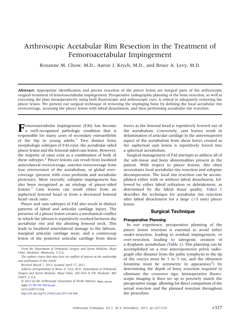 Arthroscopic-Acetabular-Rim-Resection-in-the-Treat | Download Free PDF ...
