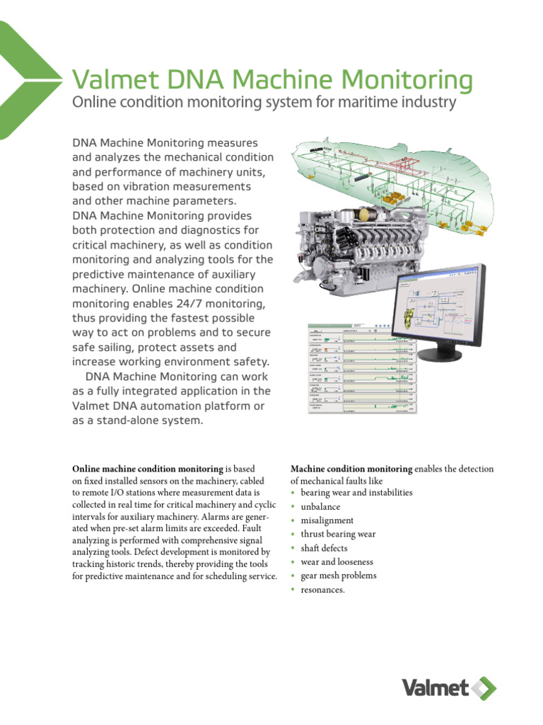 Valmet Dna Machine Monitoring For Marine | PDF | Machines | Computing