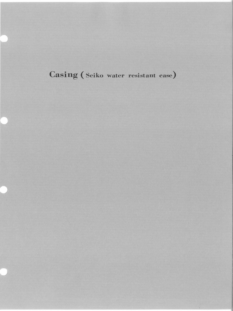 03.-Seiko-Casing-Guide | PDF | United States Nationality Law | Students