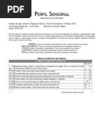 Perfil Sensorial WINNIE DUNN | PDF | Las emociones | Naturaleza