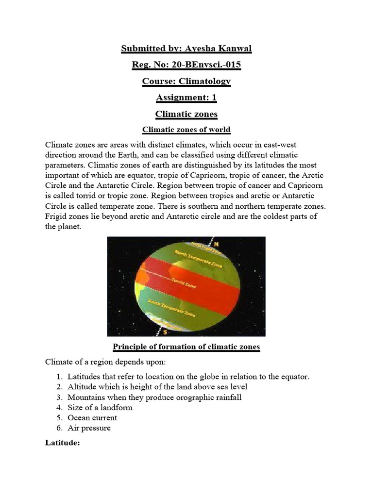 Cimatic Zones | Download Free PDF | Rain | Temperate Climate
