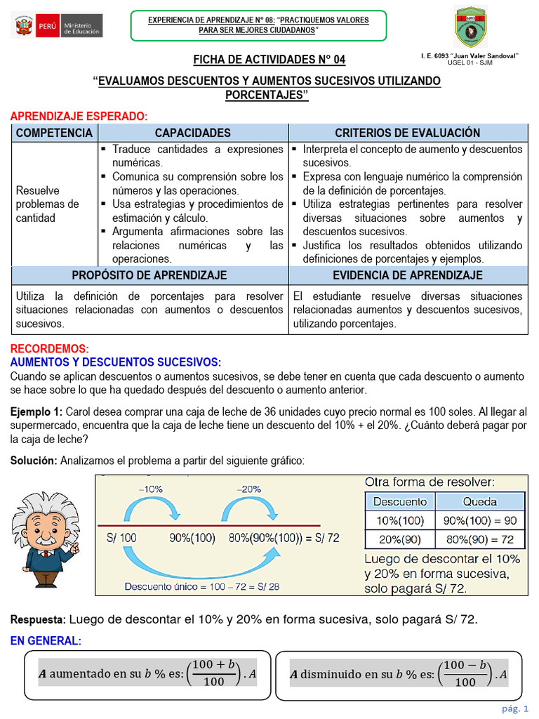 Ficha de Act 4 | PDF | Aprendizaje | Cognición