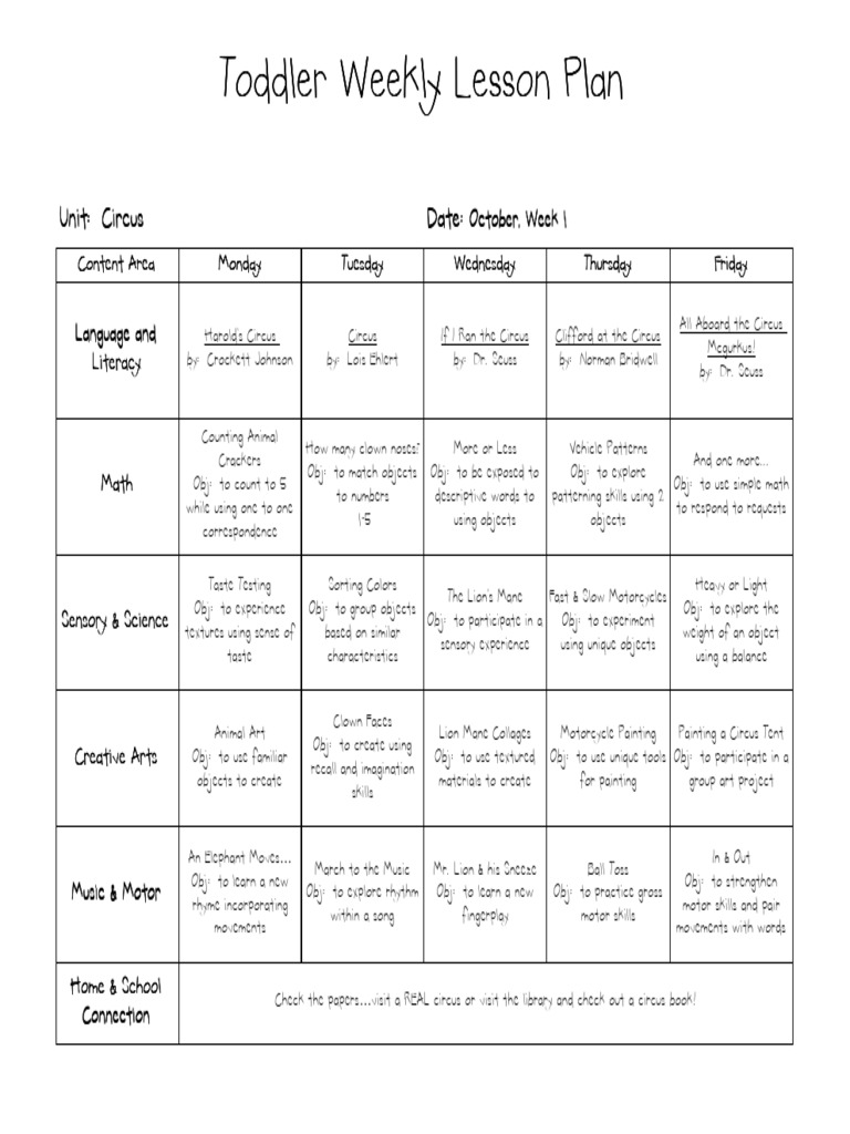 Fall Lesson Plan For Toddlers Free | PDF | Perception | Pumpkin