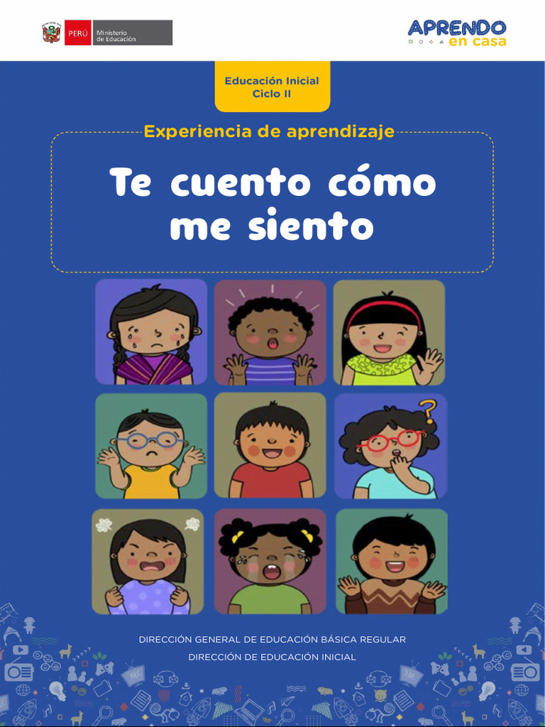 Exp3 Planificamos Inicial Experiencia | PDF | Las emociones | Aprendizaje