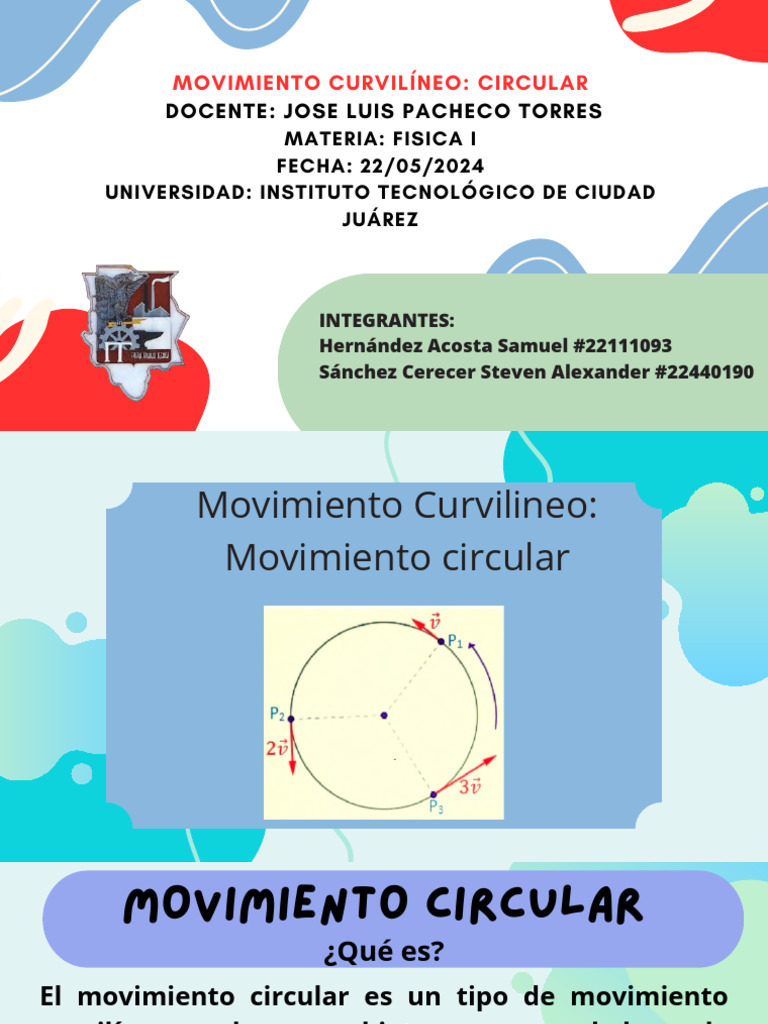 Movimiento Circular: MCU y MCUA Explicados | PDF