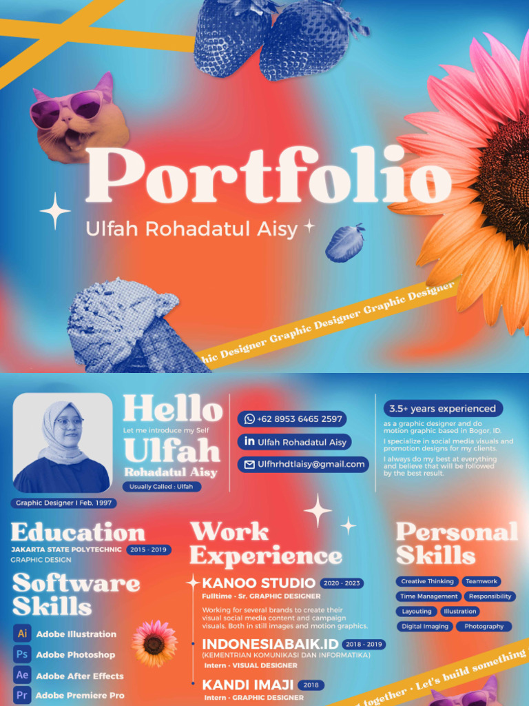 Ulfah RA - Portfolio Graphic Designer | PDF