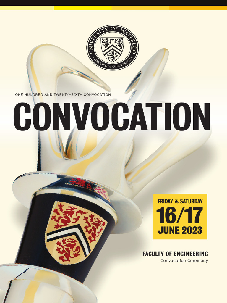 Convocation | PDF | Doctor Of Philosophy