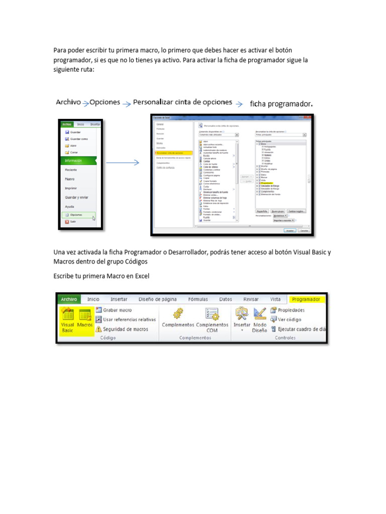 Tarea #2 Usando Inputbox | PDF | Macro (informática) | Microsoft Excel