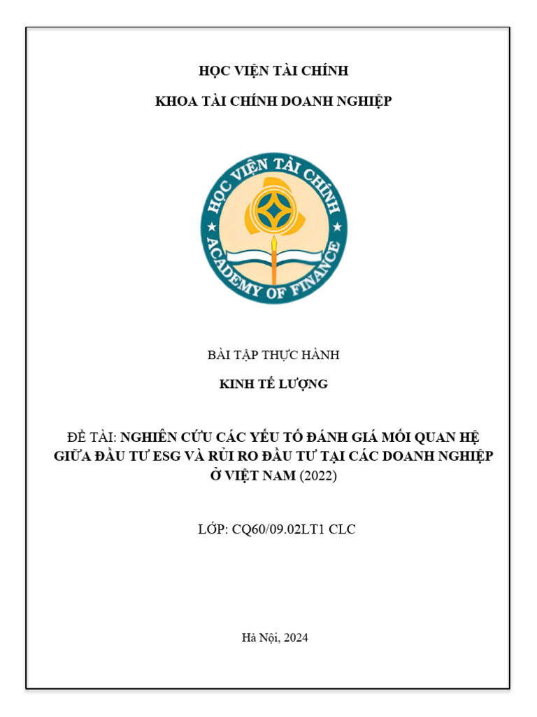 Bài TH C Hành Nhóm Môn KTL | PDF