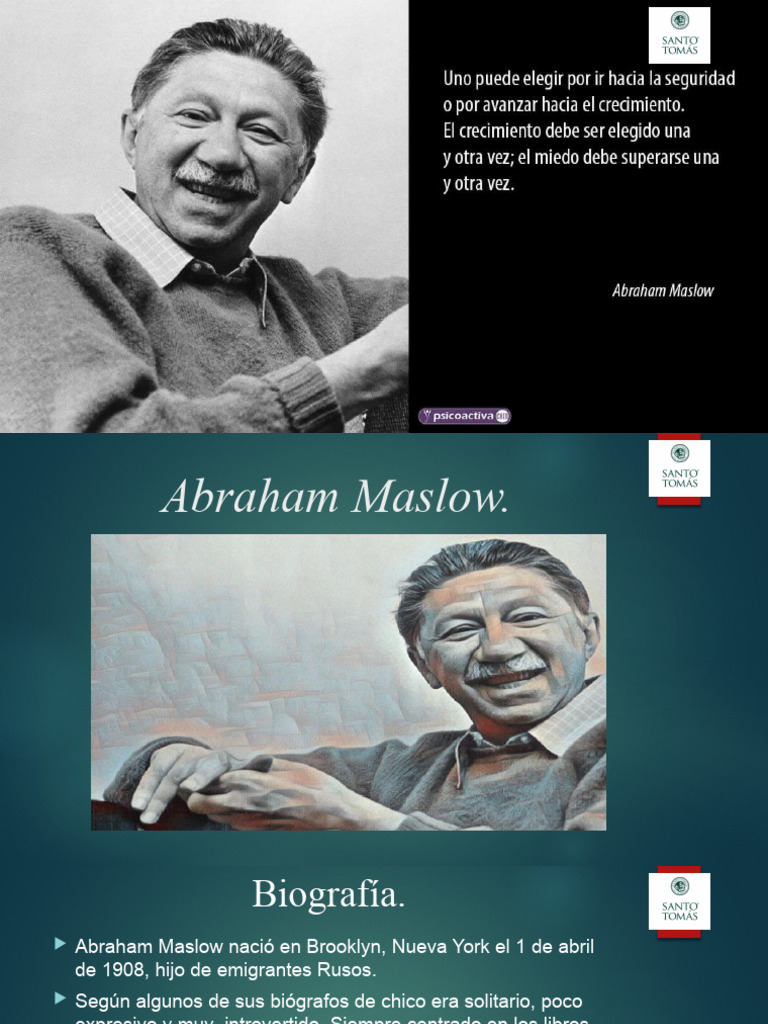 Clase 4. Abraham Maslow | Descargar gratis PDF | Conceptos psicologicos | Ciencias del ...