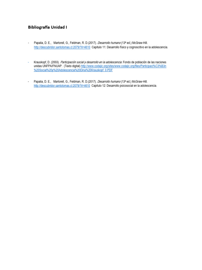 BibliografÃ - A Unidad I | PDF | Ciencias sociales | Ciencia y matemática