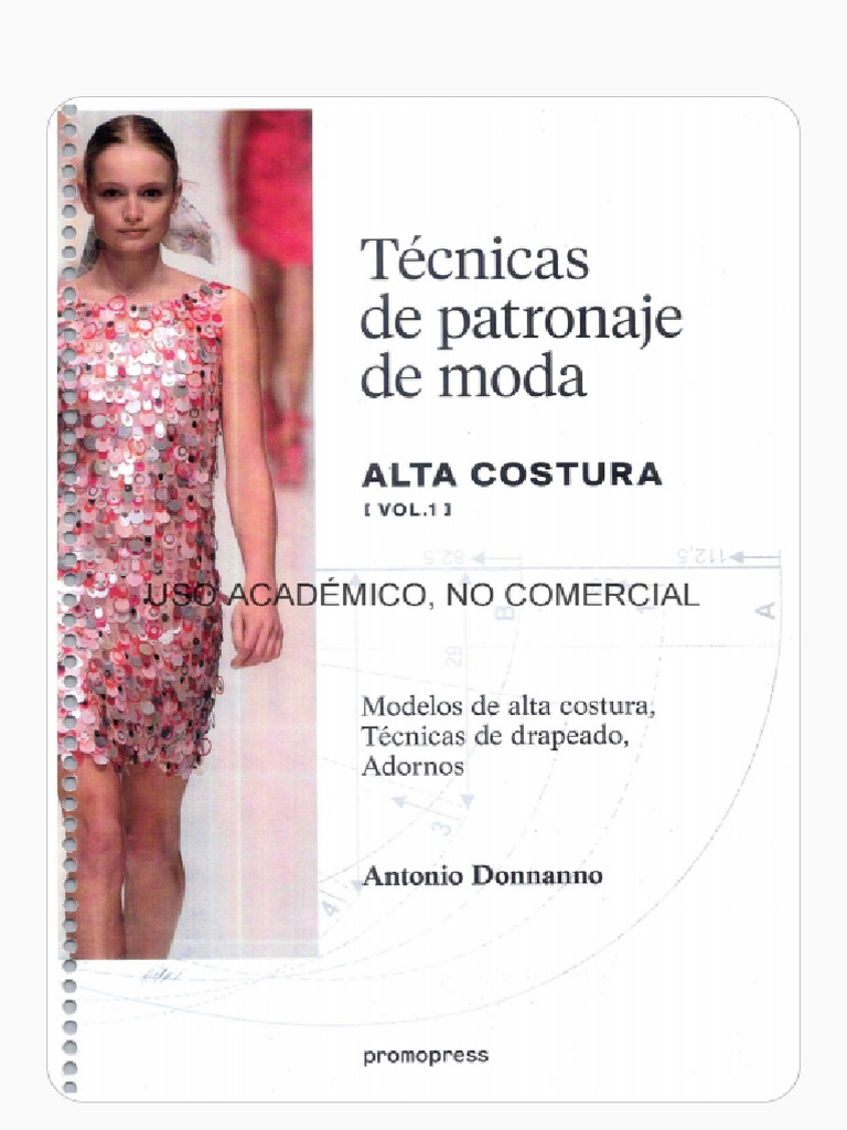 Técnicas de Patronaje de Modas Alta Costura | PDF