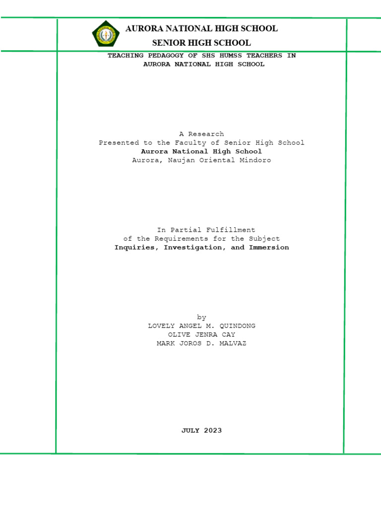 Research-Paper-Format | PDF | Science | Methodology