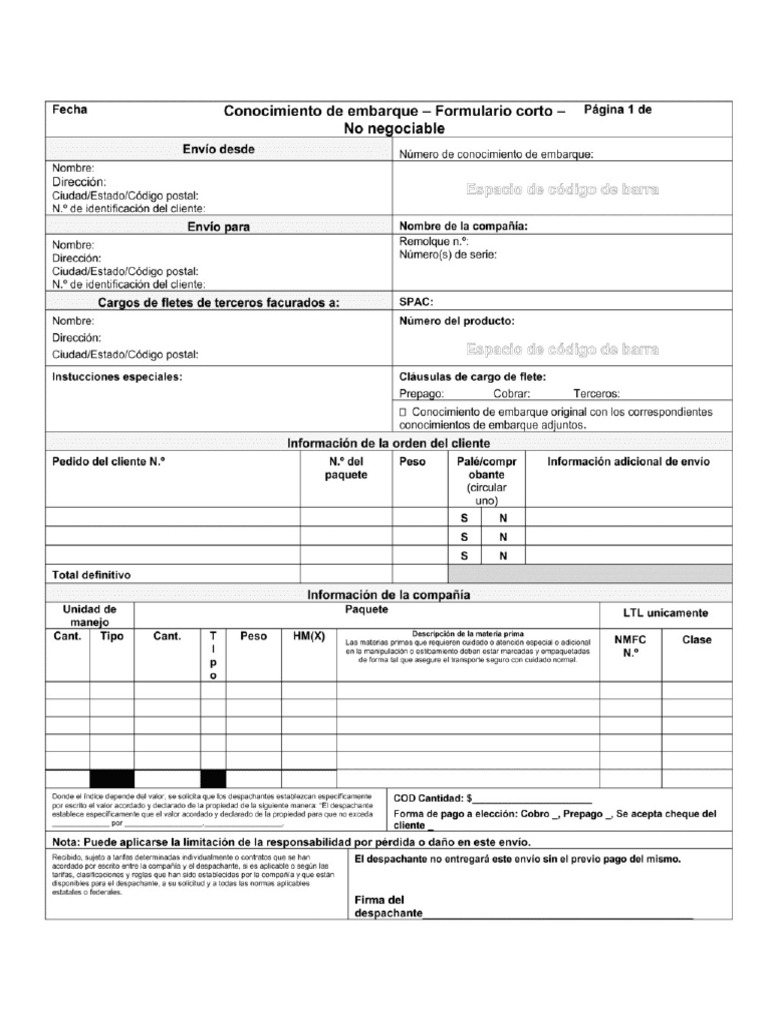 Embarque | PDF