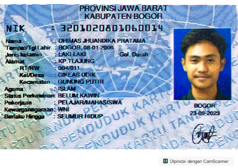 Kartu Tanda Penduduk (KTP) | PDF